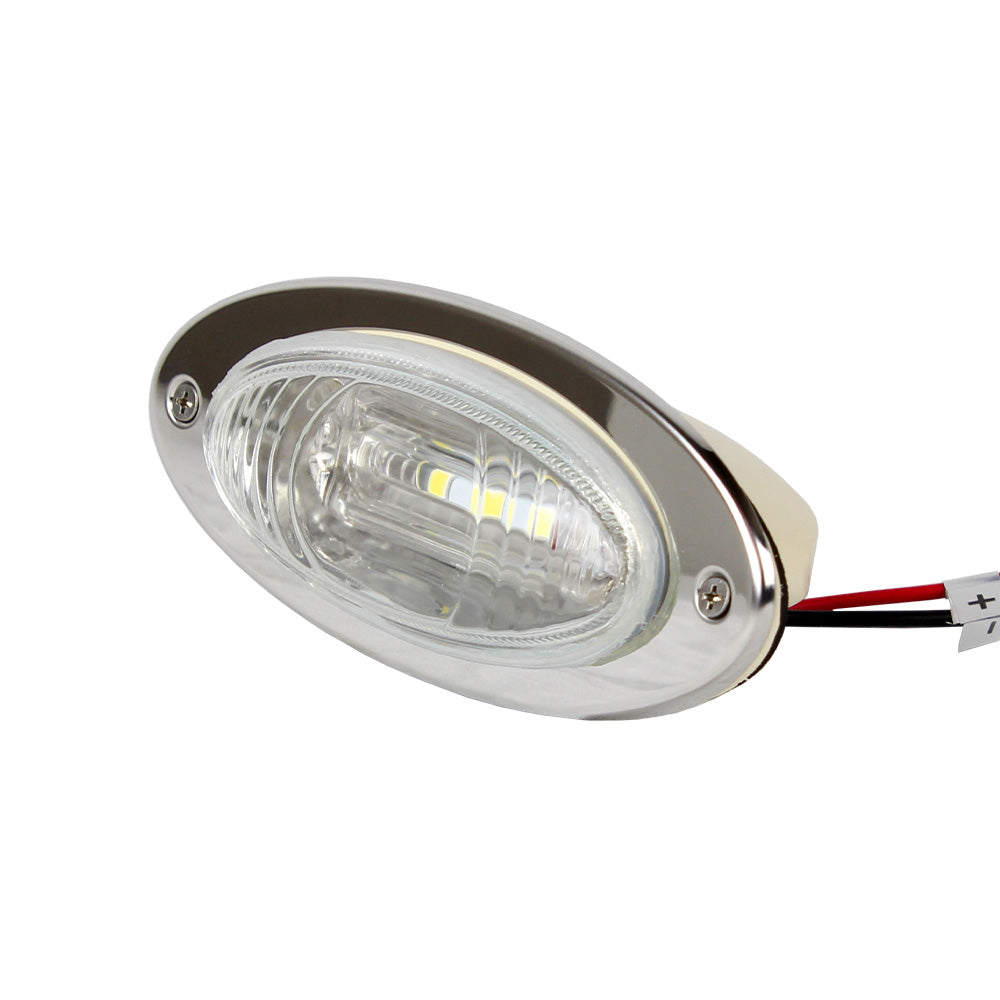 ITC Oval Flush Mount LED Boat Docking Light | ITC Shop Now