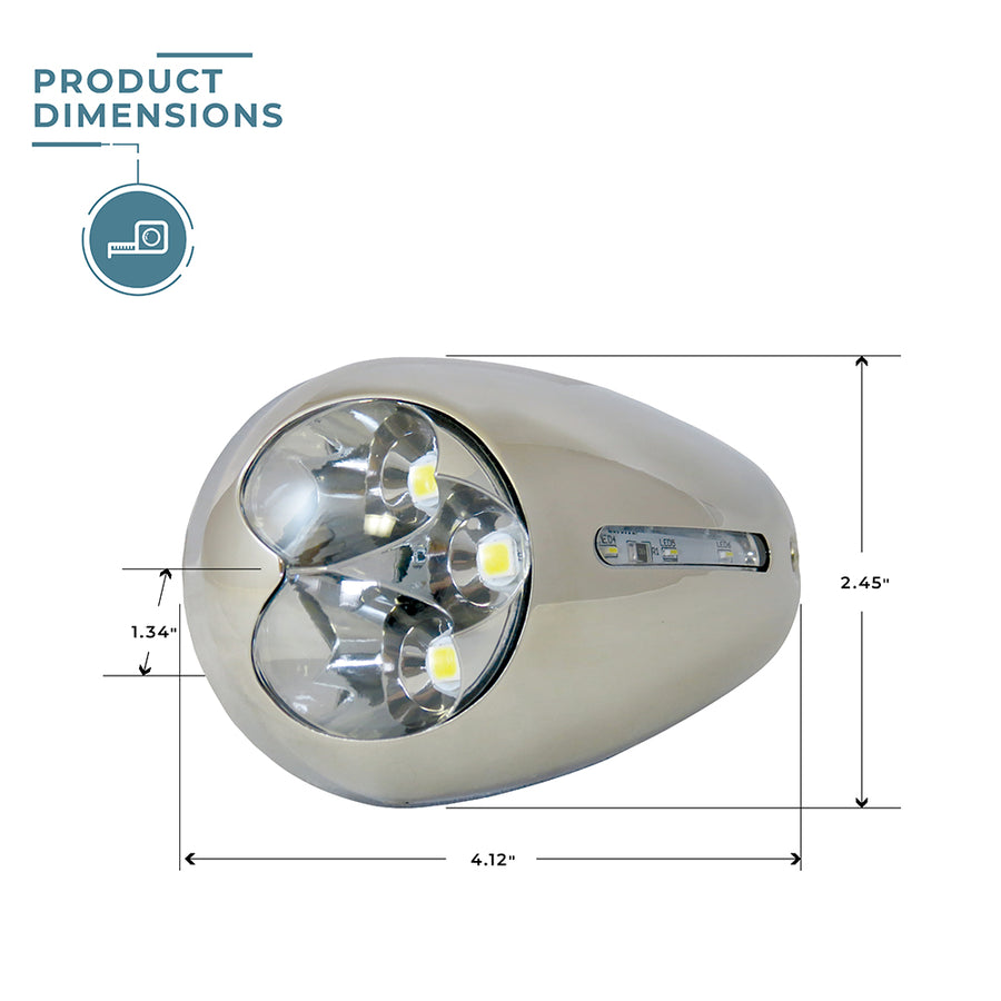 Surface Mount LED Docking Light - 69388E-SS-SR | ITC Shop Now