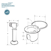 Boat Stainless Transom Shower Kit w/8' Hose - 97014DSS-KIT2-SR