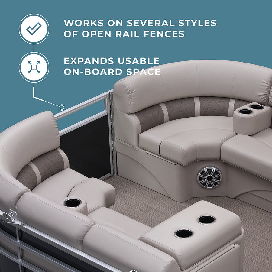 Pontoon Rail Mount for Boat Tables | ITC Shop Now