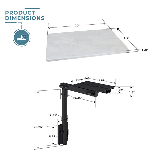 RV Side Table with MOD Leg System | ITC Shop Now