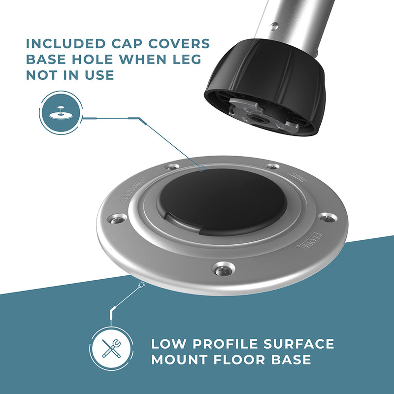 Sequoia™ III Boat & RV Table Leg Kit - ITC Shop Now