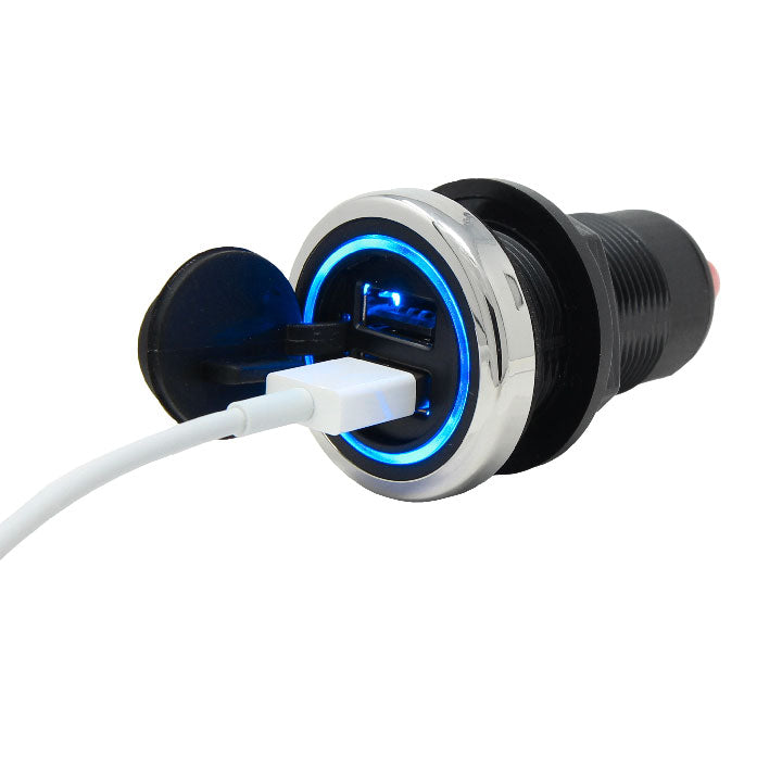 Marine Boat USB Premium Phone Charger for 10-12V